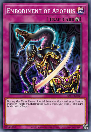 Embodiment of Apophis - BP02-EN180 - Rare 1st Edition