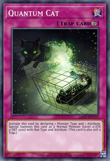 Quantum Cat - BP03-EN237 - Rare 1st Edition