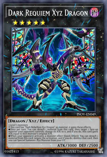 Dark Requiem Xyz Dragon - LEHD-ENC34 - Common 1st Edition