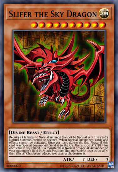 Slifer the Sky Dragon - CT13-EN001 - Secret Rare Limited Edition