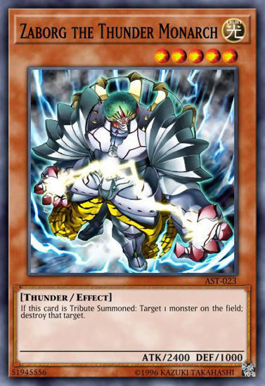 Zaborg the Thunder Monarch - SR01-EN005 - Common 1st Edition