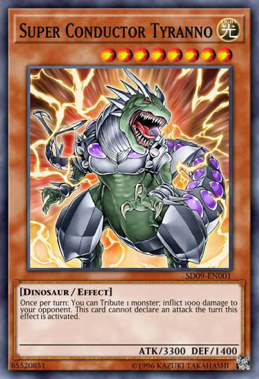 Super Conductor Tyranno - SR04-EN005 - Common 1st Edition