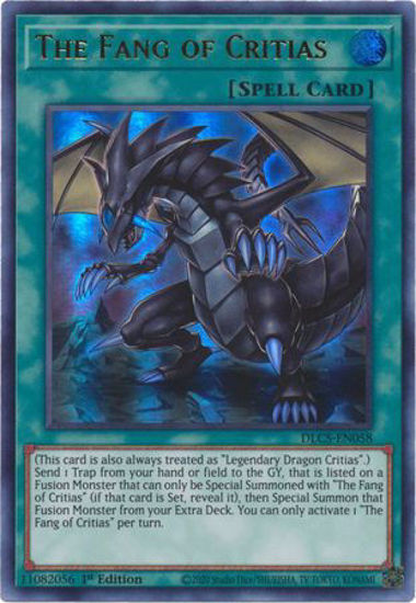 The Fang of Critias - DLCS-EN058 - Ultra Rare 1st Edition