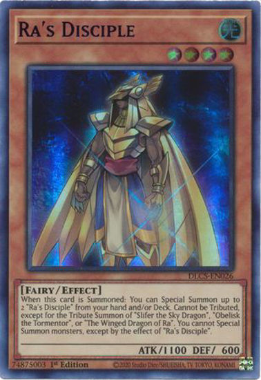 Ra's Disciple (Blue) - DLCS-EN026 - Ultra Rare 1st Edition