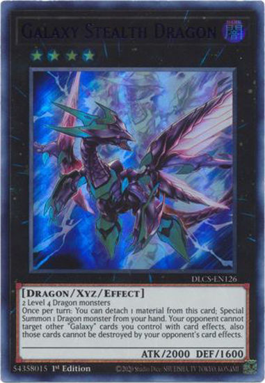 Galaxy Stealth Dragon (Purple) - DLCS-EN126 - Ultra Rare 1st Edition