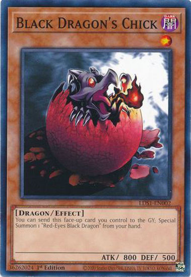 Black Dragon's Chick - LDS1-EN002 - Common 1st Edition