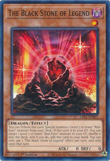 The Black Stone of Legend - LDS1-EN007 - Common 1st Edition