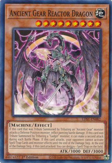 Ancient Gear Reactor Dragon - LDS1-EN082 - Common 1st Edition