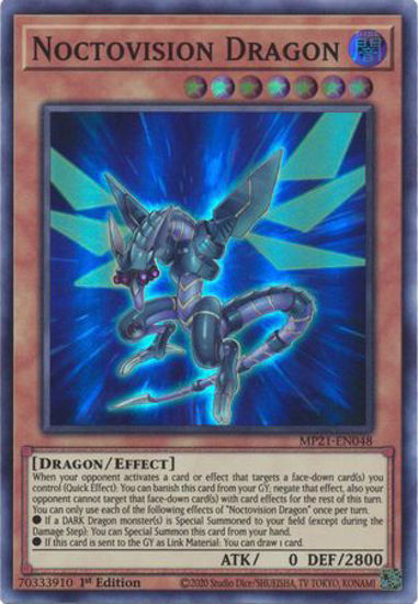 Noctovision Dragon - MP21-EN048 - Super Rare 1st Edition