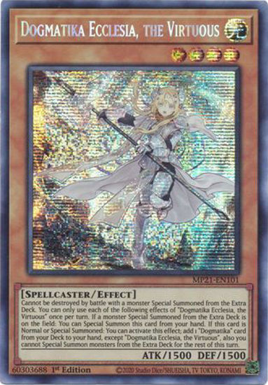 Dogmatika Ecclesia, the Virtuous - MP21-EN101 - Prismatic Secret Rare 1st Edition