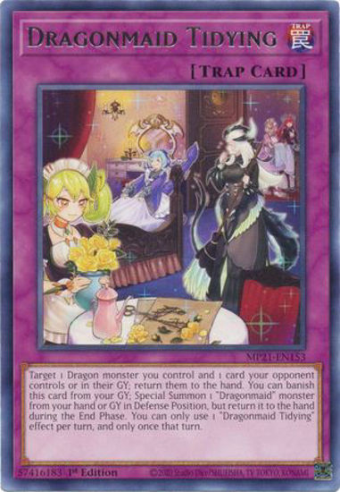 Dragonmaid Tidying - MP21-EN153 - Rare 1st Edition