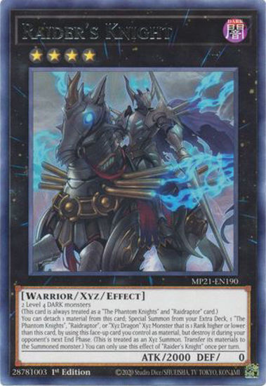 Raider's Knight - MP21-EN190 - Rare 1st Edition