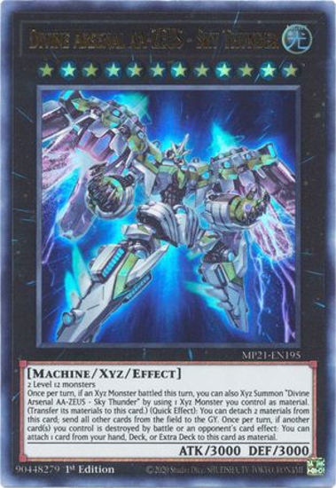 Divine Arsenal AA-ZEUS - Sky Thunder - MP21-EN195 - Ultra Rare 1st Edition