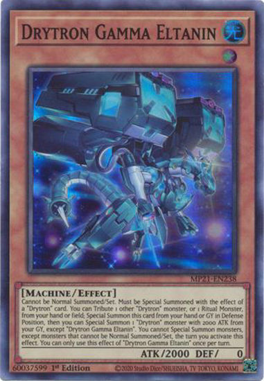 Drytron Gamma Eltanin - MP21-EN238 - Super Rare 1st Edition