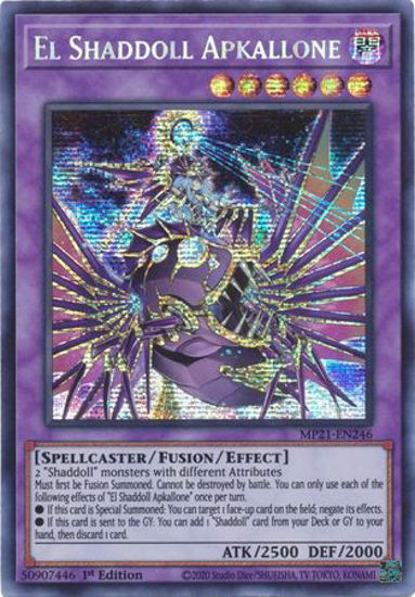 El Shaddoll Apkallone - MP21-EN246 - Prismatic Secret Rare 1st Edition