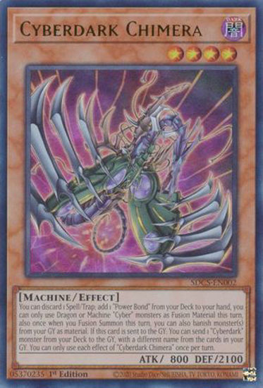 Cyberdark Chimera - SDCS-EN002 - Ultra Rare 1st Edition