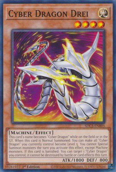 Cyber Dragon Drei - SDCS-EN005 - Common 1st Edition