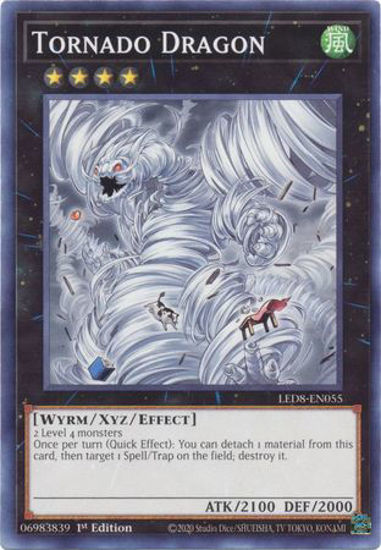 Tornado Dragon - LED8-EN055 - Common 1st Edition