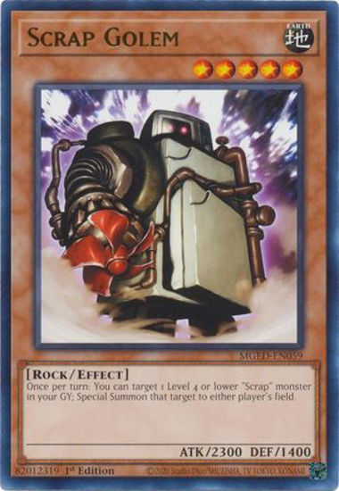 Scrap Golem - MGED-EN059 - Rare 1st Edition