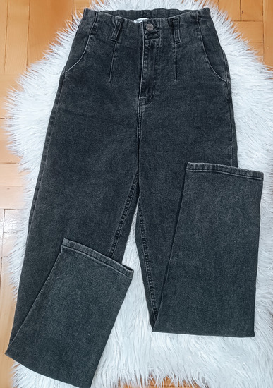 ZARINA Denim Farmerke ravne nogavice S-M