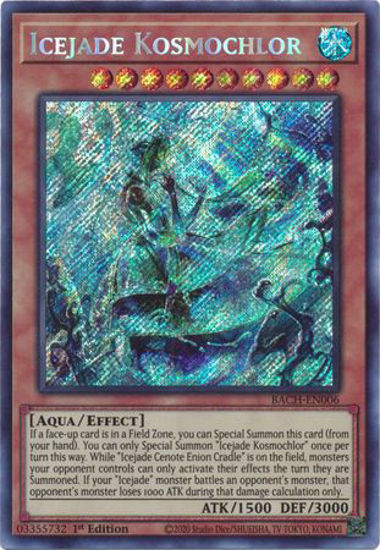 Icejade Kosmochlor - BACH-EN006 - Secret Rare 1st Edition