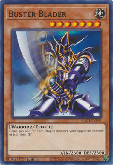 Buster Blader - HAC1-EN007 - Duel Terminal Normal Parallel Rare 1st Edition