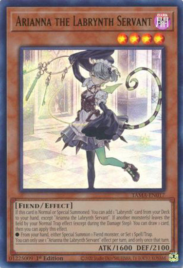 Arianna the Labrynth Servant - TAMA-EN017 - Ultra Rare 1st Edition