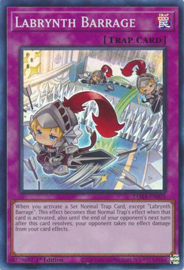 Labrynth Barrage - TAMA-EN025 - Super Rare 1st Edition