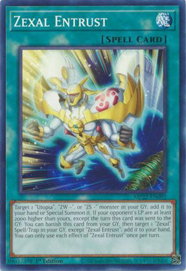 Zexal Entrust - MP22-EN092 - Common 1st Edition