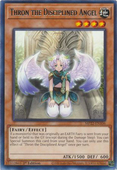 Thron the Disciplined Angel - MP22-EN106 - Rare 1st Edition