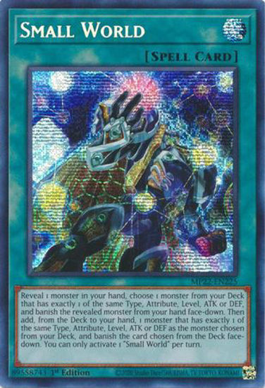 Small World - MP22-EN225 - Prismatic Secret Rare 1st Edition