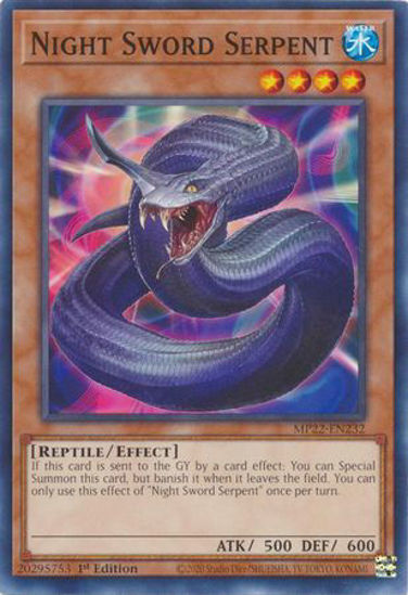 Night Sword Serpent - MP22-EN232 - Common 1st Edition