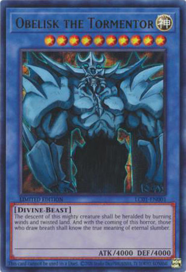 Obelisk the Tormentor - LC01-EN001 - Ultra Rare Limited Edition