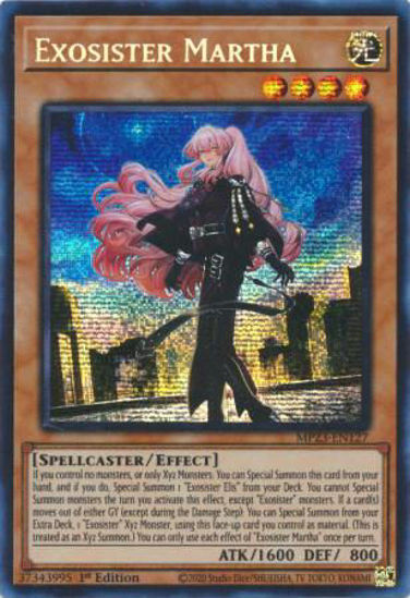 Exosister Martha - MP23-EN127 - Prismatic Secret Rare 1st Edition