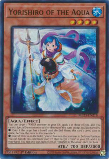 Yorishiro of the Aqua - MP23-EN218 - Ultra Rare 1st Edition