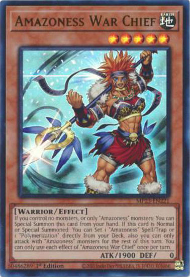 Amazoness War Chief - MP23-EN221 - Ultra Rare 1st Edition