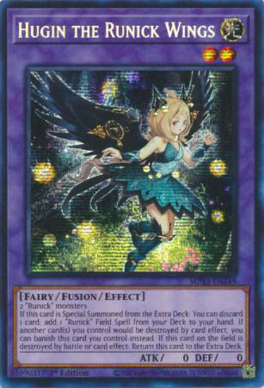 Hugin the Runick Wings - MP23-EN249 - Prismatic Secret Rare 1st Edition