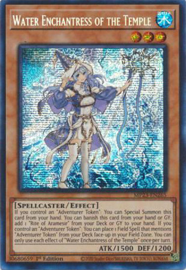 Water Enchantress of the Temple - MP23-EN265 - Prismatic Secret Rare 1st Edition