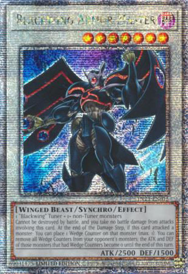 Blackwing Armor Master - TN23-EN015 - Quarter Century Secret Rare 1st Edition