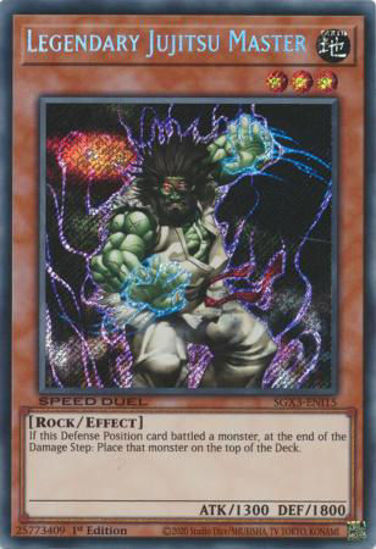 Legendary Jujitsu Master - SGX3-ENI15 - Secret Rare 1st Edition