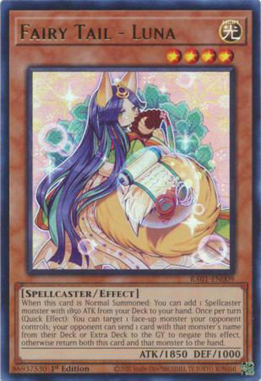 Fairy Tail - Luna - RA01-EN009 - (V.2 - Ultra Rare) 1st Edition