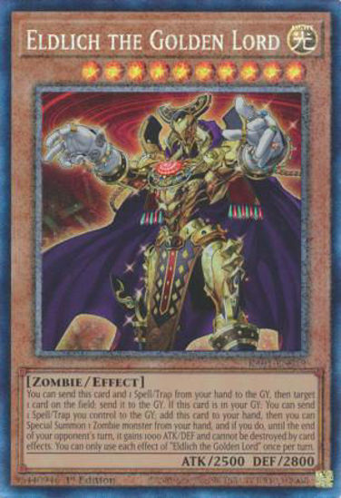 Eldlich the Golden Lord - RA01-EN019 - (V.6 - Collectors Rare) 1st Edition