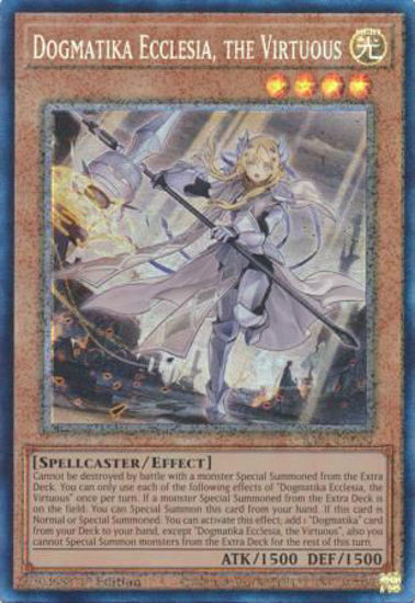 Dogmatika Ecclesia, the Virtuous - RA01-EN020 - (V.6 - Collectors Rare) 1st Edition