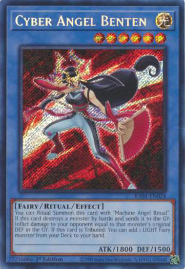 Cyber Angel Benten - RA01-EN024 - (V.3 - Secret Rare) 1st Edition