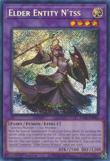 Elder Entity N'tss - RA01-EN026 - (V.3 - Secret Rare) 1st Edition