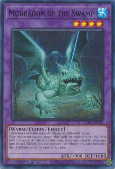 Mudragon of the Swamp - RA01-EN028 - (V.1 - Super Rare) 1st Edition