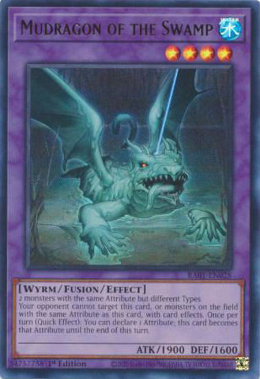 Mudragon of the Swamp - RA01-EN028 - (V.2 - Ultra Rare) 1st Edition