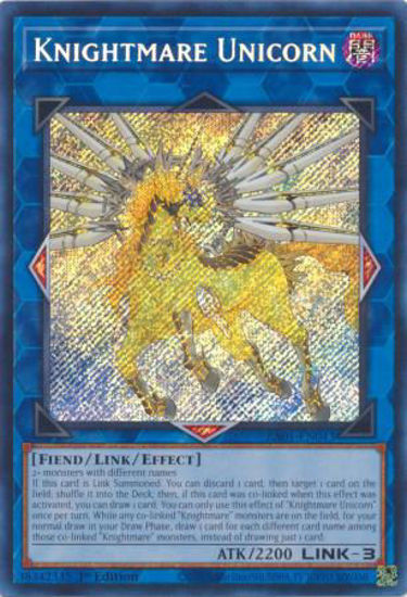 Knightmare Unicorn - RA01-EN043 - (V.3 - Secret Rare) 1st Edition