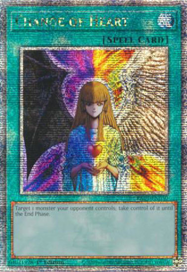 Change of Heart - RA01-EN050 - (V.5 - Quarter Century Secret Rare) 1st Edition