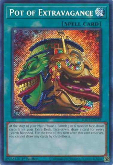 Pot of Extravagance - RA01-EN059 - (V.3 - Secret Rare) 1st Edition